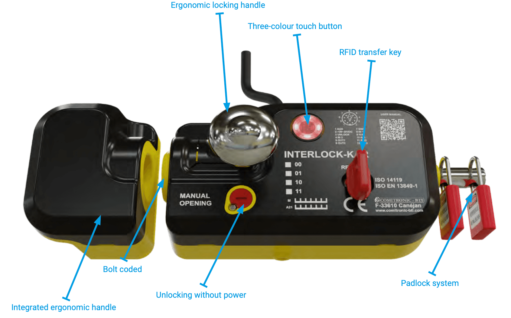 INTERLOCK-KAR - SAFETY INTERLOCKING DEVICE NON-CONTACT ROBUST FOR GUARDING DANGEROUS MACHINES ...